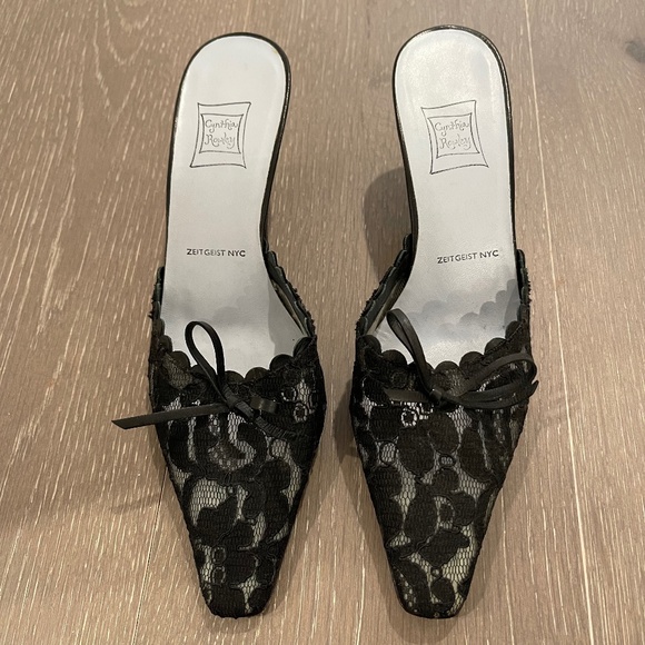 Cynthia Rowley | Shoes | Cynthia Rowley Lace Mules | Poshmark